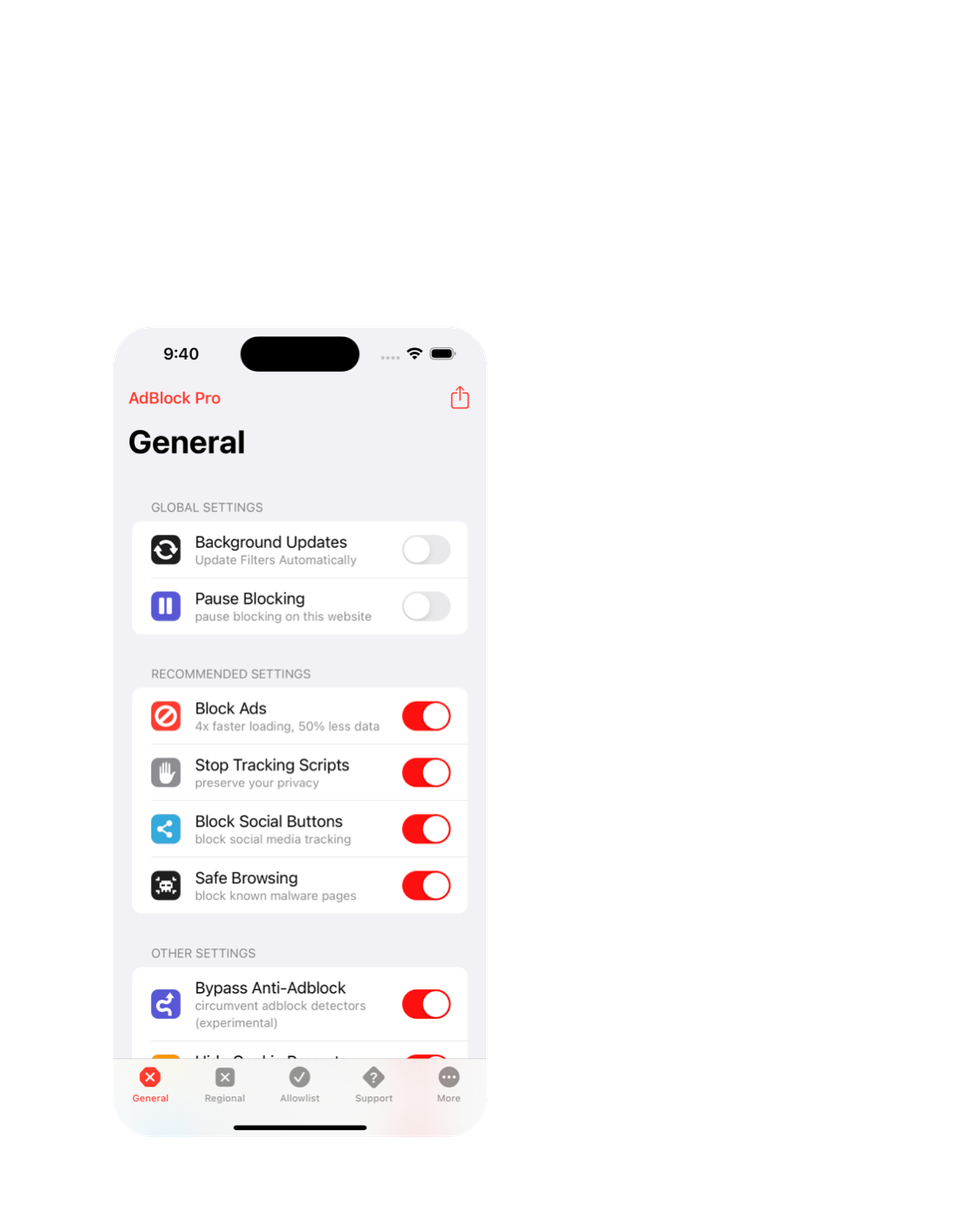 AdBlock Pro - Ad Blocker for Safari